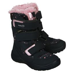 Superfit - Klett-Stiefel CRYSTAL - DOTS in blau/rosa, Gr.26