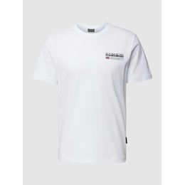 Napapijri T-Shirt mit Label-Print Modell 'KASBA'