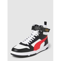 Puma High Top Sneaker aus Leder mit Kontrastbesatz Modell 'Game'