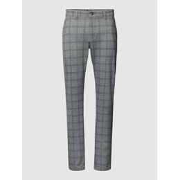 McNeal Slim Fit Hose mit Glencheck-Muster