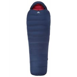 Mountain Equipment - Women's Helium 400 - Daunenschlafsack Gr Long - Body Size: 185 cm Zip: Left Blau