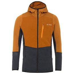 Vaude - Monviso Hooded Grid Fleece Jacket - Fleecejacke Gr S braun