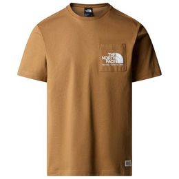 The North Face - Berkeley California Pocket S/S Tee - T-Shirt Gr M braun