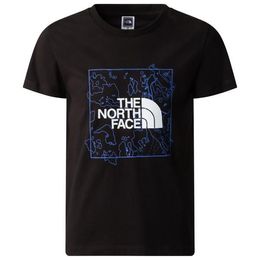 The North Face - Youth's New S/S Graphic Tee - T-Shirt Gr S schwarz