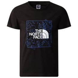 The North Face - Youth's New S/S Graphic Tee - T-Shirt Gr XXL schwarz