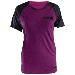 Leatt - Women's MTB All Mountain 2.0 Short Sleeve Jersey - Radtrikot Gr XL lila