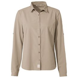 Vaude - Women's Rosemoor L/S Shirt IV - Bluse Gr 42 beige