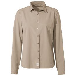 Vaude - Women's Rosemoor L/S Shirt IV - Bluse Gr 34 beige