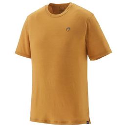 Patagonia - Cap Cool Merino Graphic Shirt - Merinoshirt Gr S braun