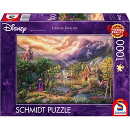 Schmidt Spiele Puzzle Disney, Snow White and the Queen von Thomas Kinkade, 1000 Puzzleteile, bunt
