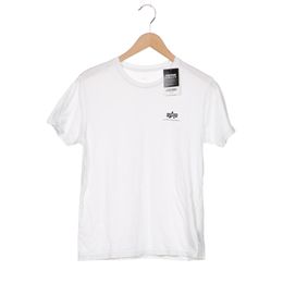 Alpha Industries Herren T-Shirt, weiß