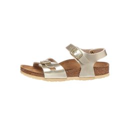 Birkenstock Sandalen "Rio" in Gold - Weite S - 25