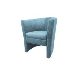 Cocktailsessel Bob - blau - 73 cm - 78 cm - 60 cm - Sconto