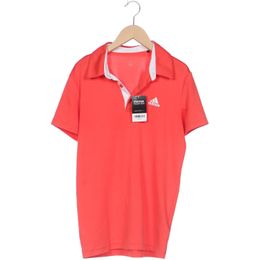 Adidas Herren Poloshirt, rot, Gr. 46