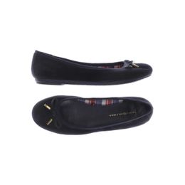 Tommy Hilfiger Damen Ballerinas, schwarz