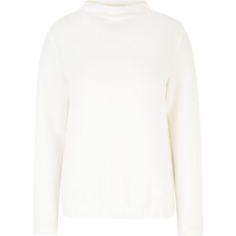 Cartoon Sweatshirt, überschnittene Schultern, Webstruktur, für Damen, weiß, 34
