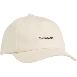 Calvin Klein Cap, Logo-Stickerei, für Damen, beige, OneSize