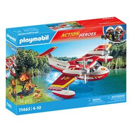 Playmobil 71463 Feuerwehrflugzeug mit Löschfunktion Spielset, Mehrfarbig
