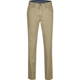 Club of Comfort Stoffhose, Komfortbund, Hemdstopper, für Herren, beige, 26