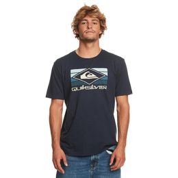 Quiksilver T-Shirt »Qs Rainbow« Navy Blazer XXL XXL Stoff: Baumwoll-Jersey-Stoff [160 g/m2]