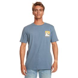 Quiksilver T-Shirt »Quik Block« Bering Sea XXL XXL Stoff: Baumwoll-Jersey-Stoff [160 g/m2]