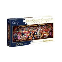 Clementoni High Quality Collection Panorama - Disney Orchestra, Puzzle 1000 Teile Teile: 1000 Altersangabe: ab 10 Jahren