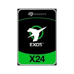 Seagate Exos X24 12 TB, Festplatte SAS 12 Gb/s, 3,5" Kapazität: 12 TB ms/Cache/U: 4,16 ms/512 MB/7.200 U/min Datentransferrate: Lesen: 285 MB/s