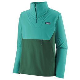 Patagonia - R1 CrossStrata P/O - Softshellpullover Gr XXS türkis/grün