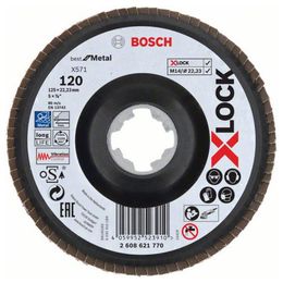 Bosch Professional Schleifscheibe Bosch Accessories 2608621770 X-LOCK Fächerschleifscheibe Durchmesser 1