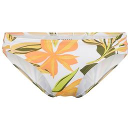 Roxy - Women's Printed Beach Classics Moderate - Bikini-Bottom Gr XS weiß