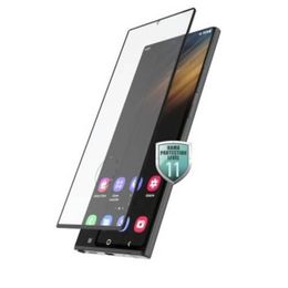 Hama 00216397 3D-Full-Screen-Schutzglas für Samsung Galaxy S23 Ultra, Schwarz