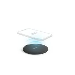 Hama 00201687 Wireless Charger Set QI-FC15 Metal 15W, kabelloses Smartphone-Ladepad, SW