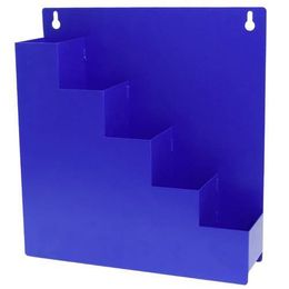 Quadrios 23CA254 Kabelbinder-Ordnungsbox-Wandhalter Blau 5 Fächer (L x B x H) 30 x 8 x 32 cm