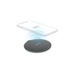 Hama 00201680 Wireless Charger QI-FC10 Metal, 10 W, kabelloses Smartphone-Ladepad, SW