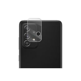 Protectorking Schutzfolie 1x Kamera 9H Panzerhartglas für Samsung Galaxy A72 3D KLAR ECHTES