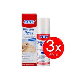 SOS Medizinisches Pflaster-Spray Set Wundreinigung Wundheilung Hygienespray (Desinfektion