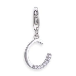 UNIQUE Charm-Einhänger UNIQUE Silber Charm mit Karabiner für Basisarmbänder CH0164