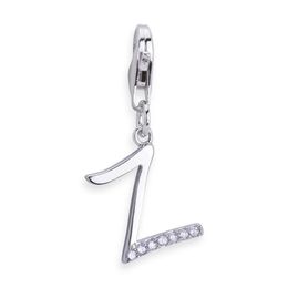 UNIQUE Charm-Einhänger UNIQUE Silber Charm mit Karabiner für Basisarmbänder CH0185