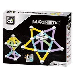 Blocki Magnetspielbausteine Magnetspielzeug Magnetische Bausteine Lernspielzeug Magnetblöcke