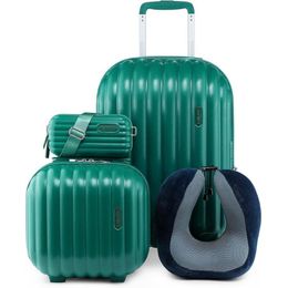 JOYWAY Kofferset 3 Teilig ABS-Hartschale Trolley Handgepäck Sets