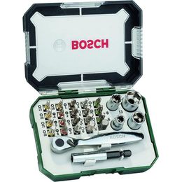 Bosch Bit-Set Schrauberbit- und Ratschen-Set 26tlg