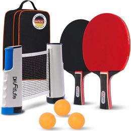 DH FitLife Tischtennisschläger Set für 2 Spieler