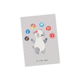 Mr. & Mrs. Panda Mr. & Mrs. Panda Postkarte Influencerin mit Herz