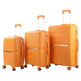 KESSMANN Hartschalen-Trolley ABS Hartschalen Koffer 3 teilig Set Kofferset Reisekoffer groß