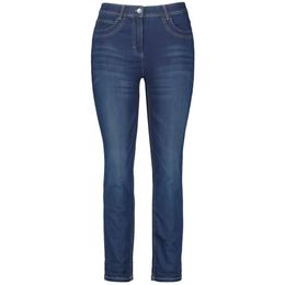 SAMOON 5-Pocket-Jeans, blau