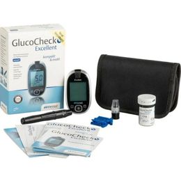 aktivmed Blutzuckermessgerät Glucocheck Excellent Blutzuckermessgerät-Set mg/dl oder mmol/l