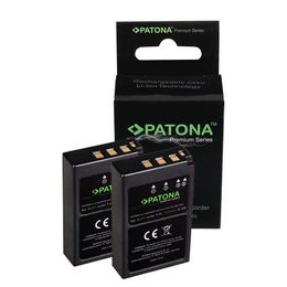 Patona 2x Akku für Olympus BLS5 BLS-5 Kamera-Akku Ersatzakku 1100 mAh (7