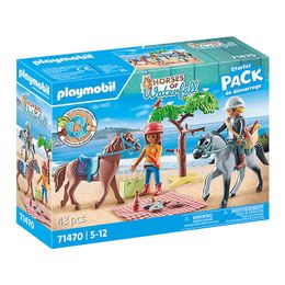 Playmobil 71470 Reitausflug an den Strand mit Amelia und Ben Spielset, Mehrfarbig