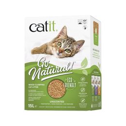 CATIT Katzenstreu Go Natural! Holzeinstreu 15 l