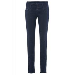 Salsa Stretch-Jeans Salsa JEANS MYSTERY PUSH UP SKINNY dark blue coating soft touch 124254